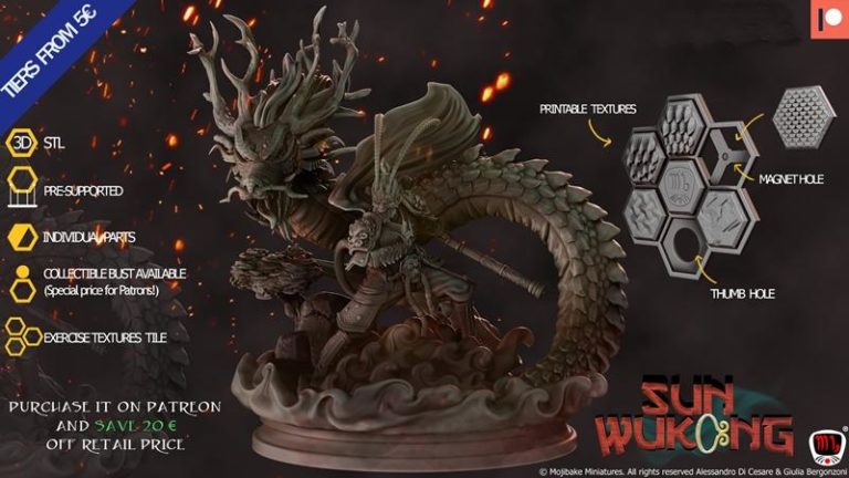 Desire FX 3d models | Sun Wukong – 3D Print Model STL