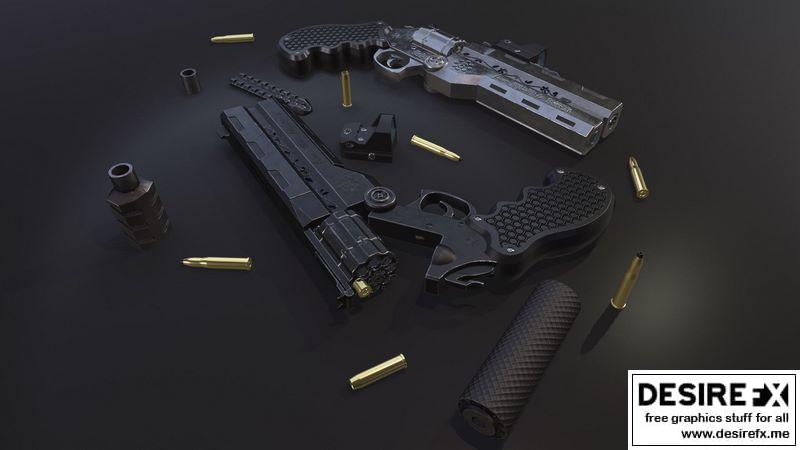 Desire FX 3d models | Trigun alter version Low-poly 3D model