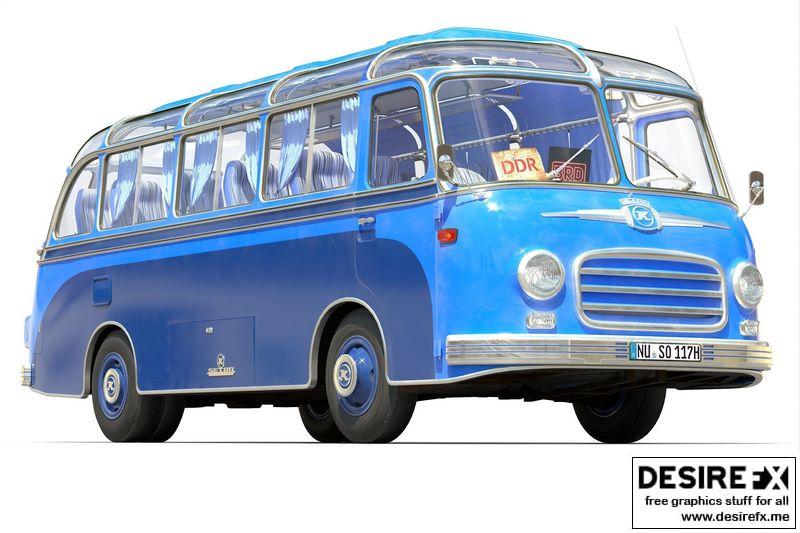 Desire FX 3d models | Setra S6 Low-poly 3D model