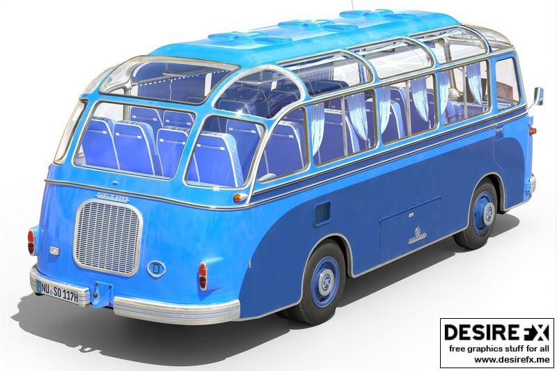 Desire FX 3d models | Setra S6 Low-poly 3D model