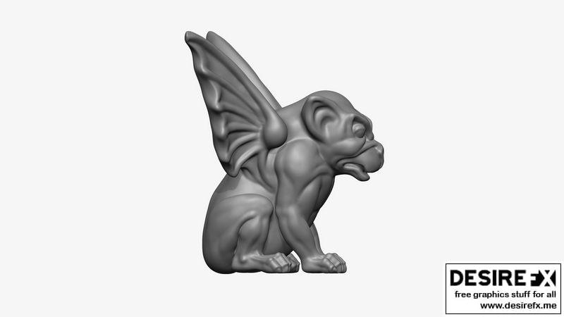 Desire FX 3d models | Gargoyle Statue 3D print model