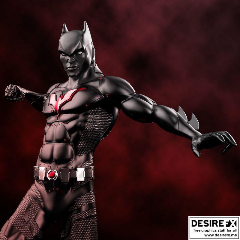 Desire FX 3d models | Fanart BATMAN BEYOND – Statue 3D print model