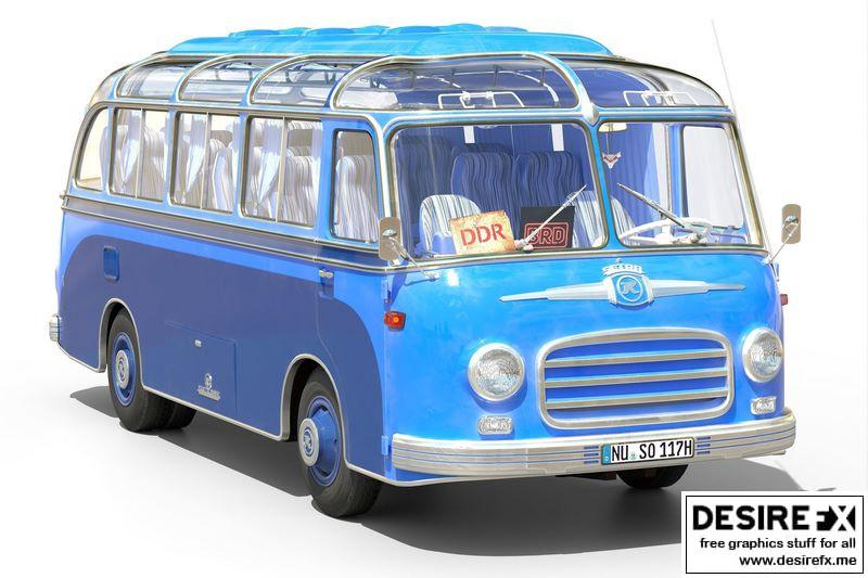 Desire FX 3d models | Setra S6 Low-poly 3D model