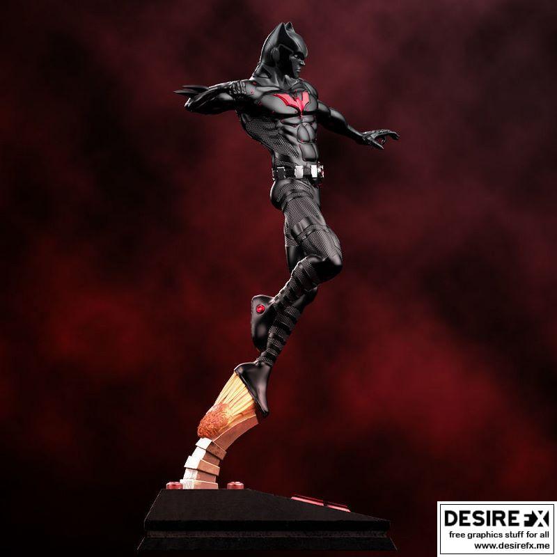 Desire FX 3d models | Fanart BATMAN BEYOND – Statue 3D print model