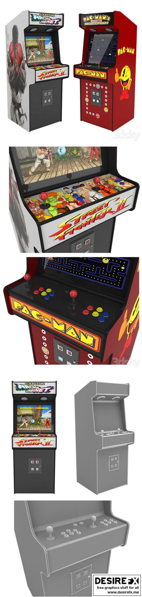 Desire FX 3d models | Arcade atari machines – 3D Model
