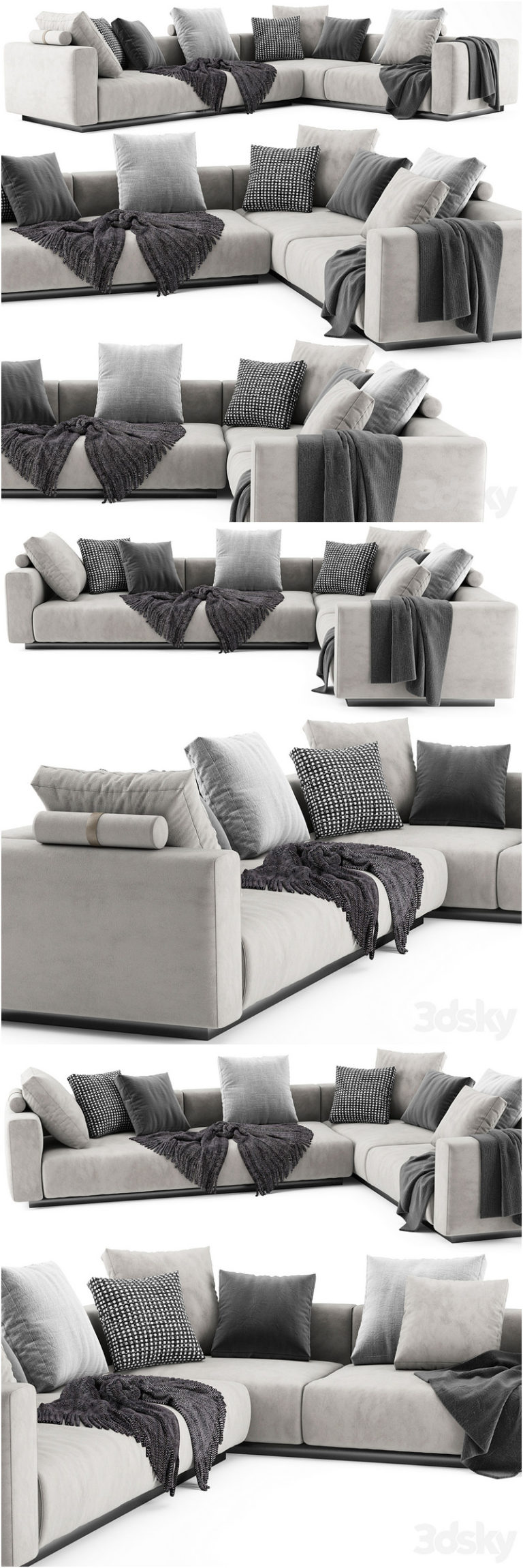 Desire FX 3d models | Flexform lario sofa – 3D Model