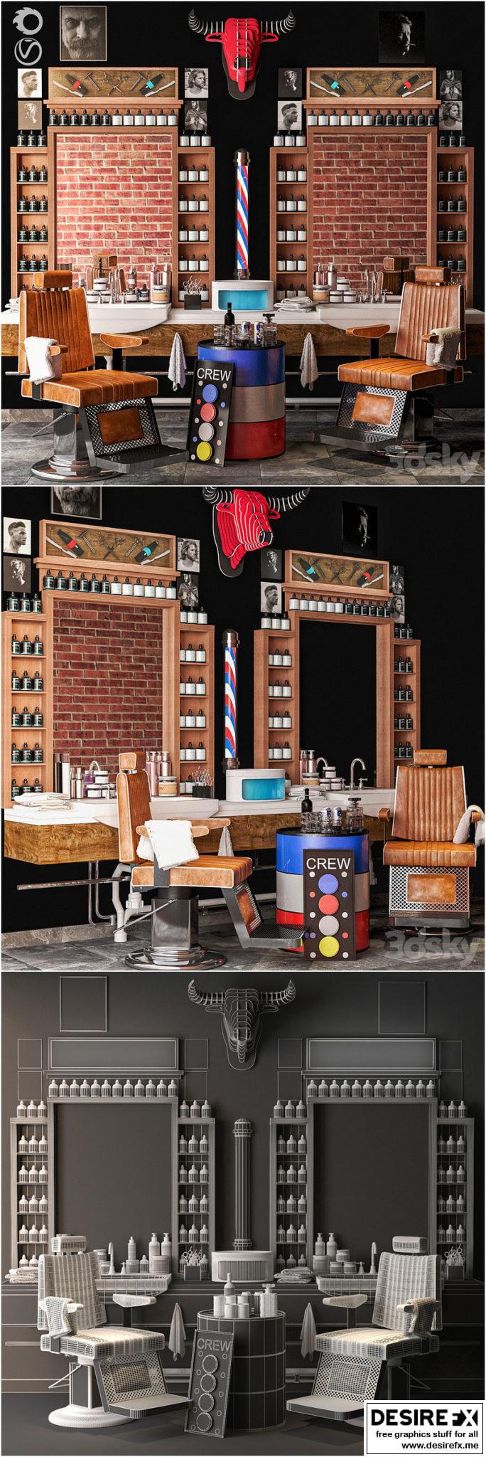 Desire FX 3d models | JC Barber Shop 3 – 3D Model