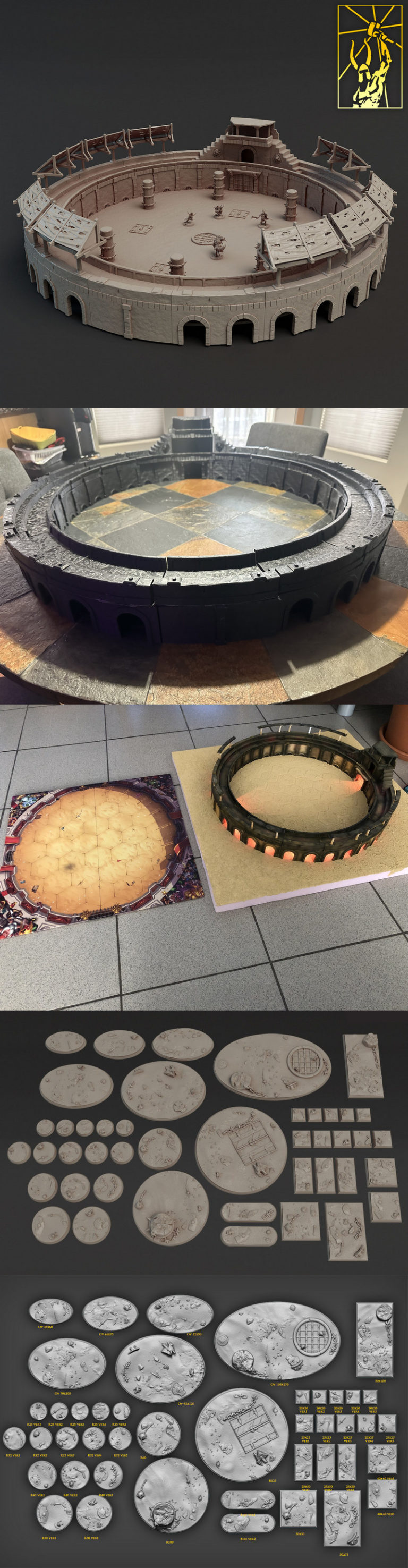 Desire FX 3d models | Pitfighters Colloseum Terrain and Bases – 3D ...