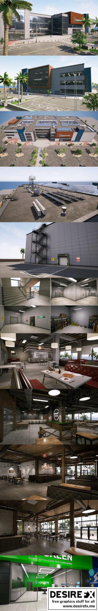 Desire FX 3d models | Shopping Mall (Modular Environment)