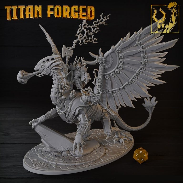 Desire FX 3d models | Titan Forged – Steam Dragon – 3D Print Model