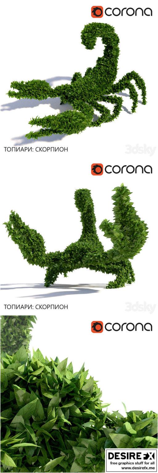 Desire FX 3d models | Topiary Scorpio – 3D Model
