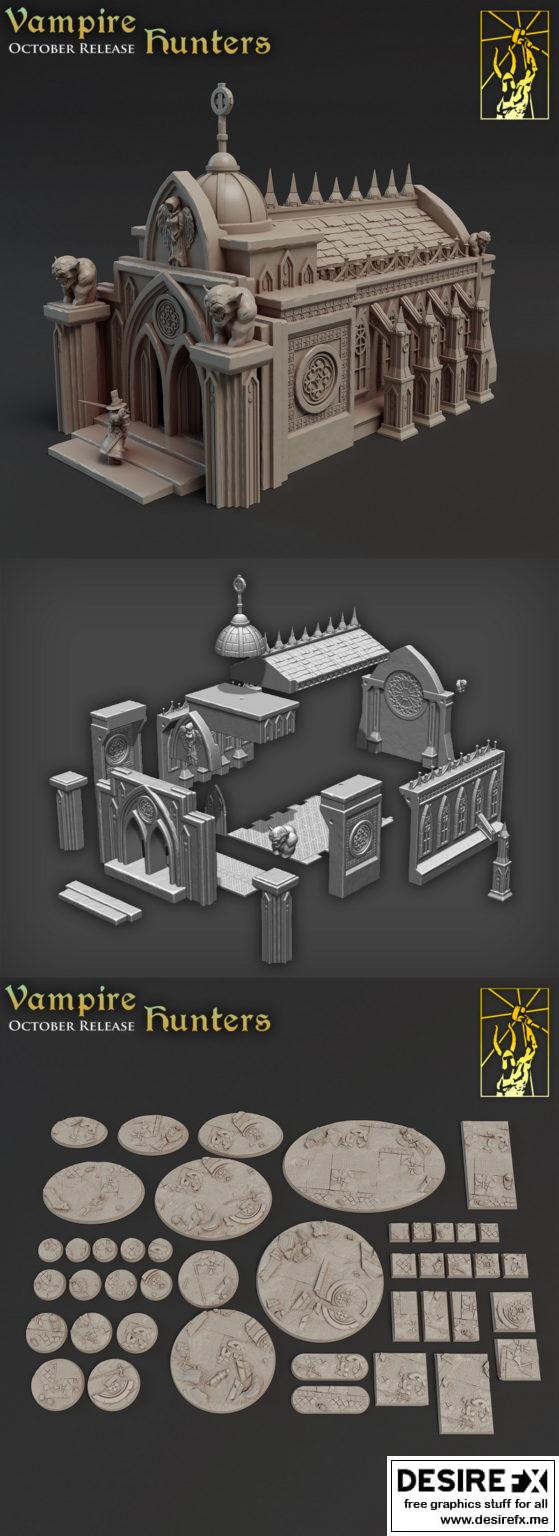 Desire FX 3d models | Vampire Hunters Chapel Terrain and Base – 3D ...
