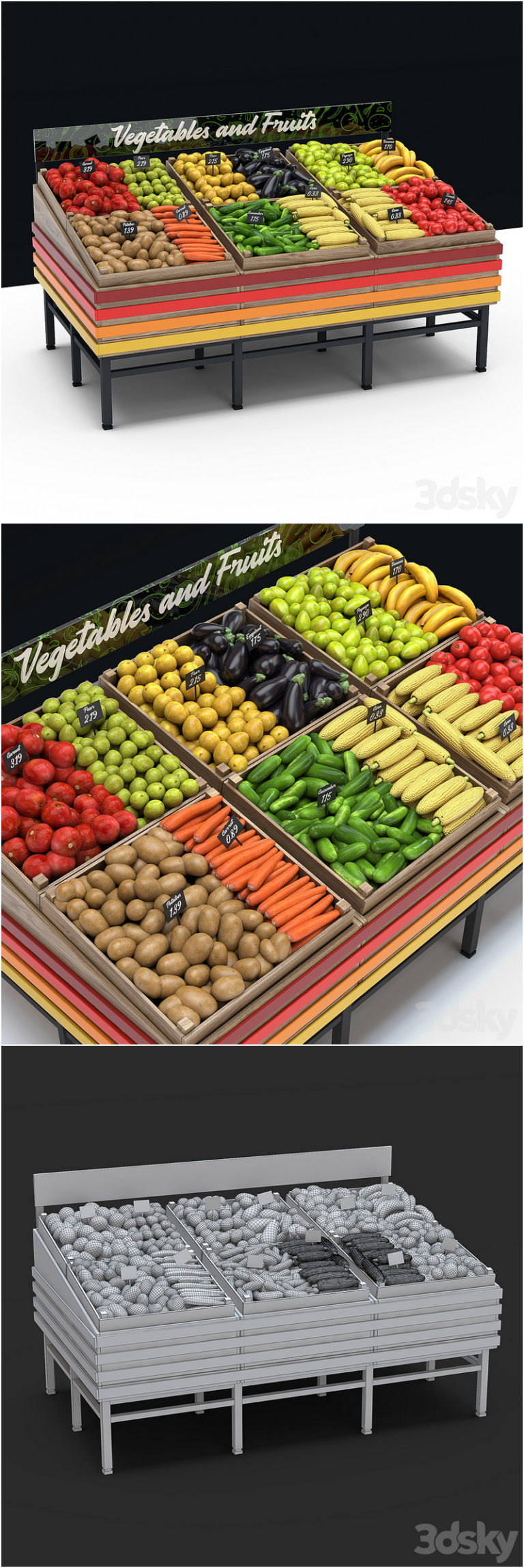 Desire FX 3d models | Vegetable Breakdown 2 – 3D Model