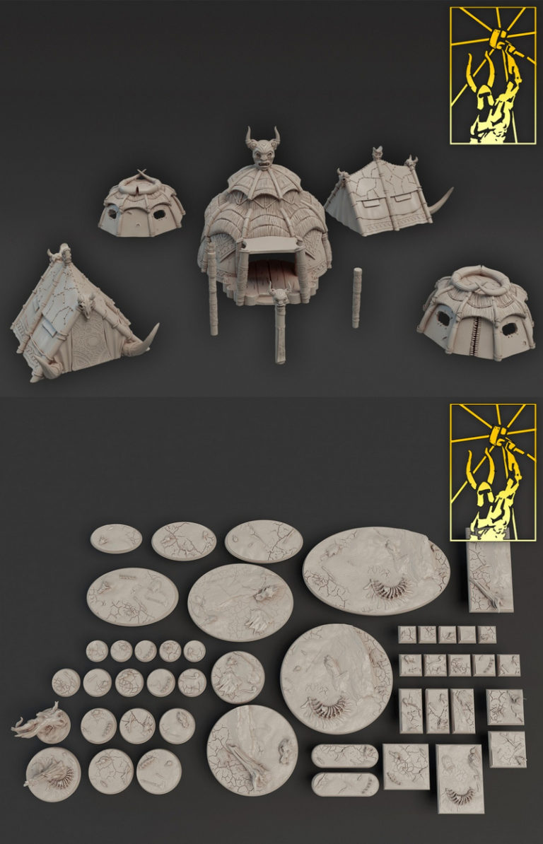 Desire FX 3d models | Wakaturu Terrain and Bases – 3D Print Model