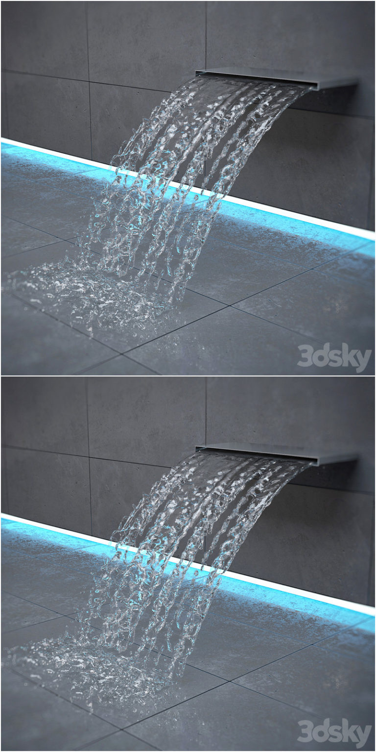 Desire FX 3d models | Waterfall for swimming pools – 3D Model