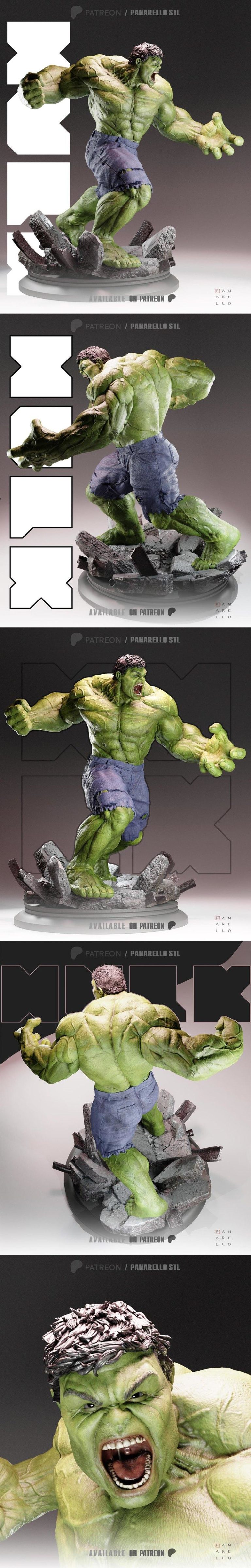 Desire FX 3d models | Hulk New by Giovanni Panarello – 3D Print Model STL