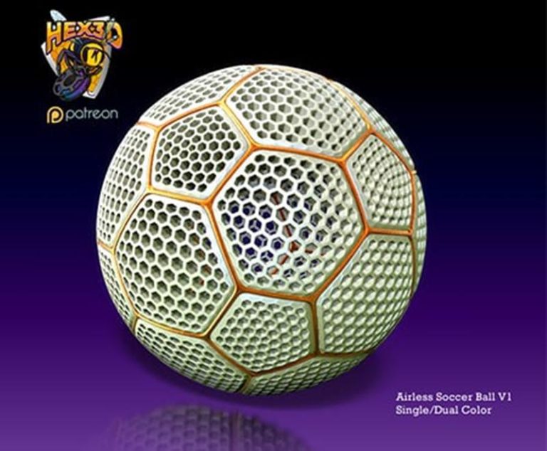 Desire FX 3d models | Hex3D – Airless Soccer Ball – 3D Print Model STL