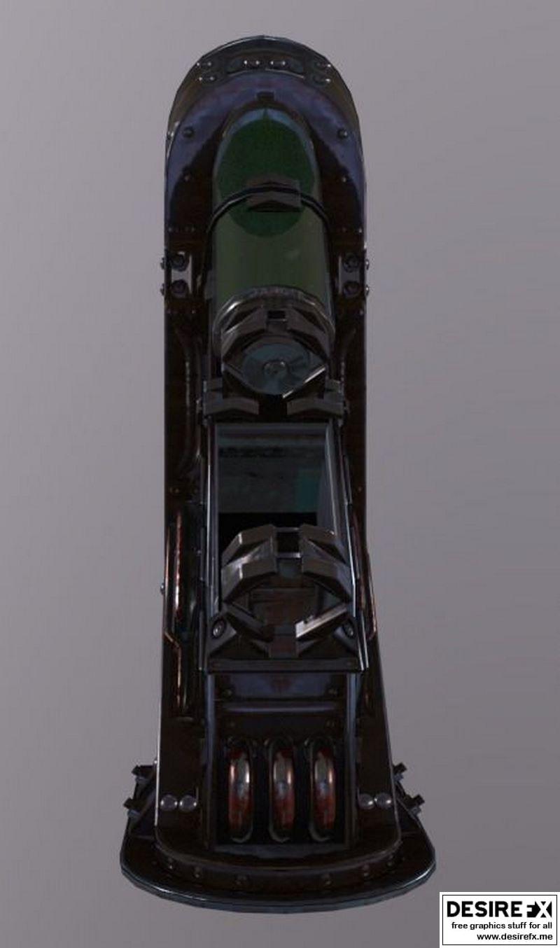 Desire FX 3d models | Fluid Receiver Low-poly 3D model