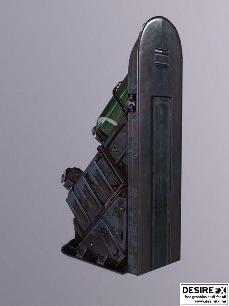 Desire FX 3d models | Fluid Receiver Low-poly 3D model