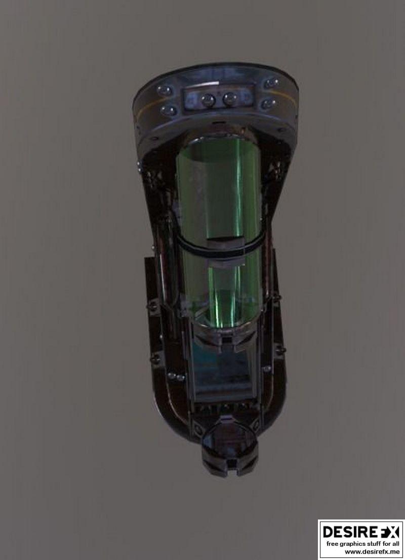 Desire FX 3d models | Fluid Receiver Low-poly 3D model