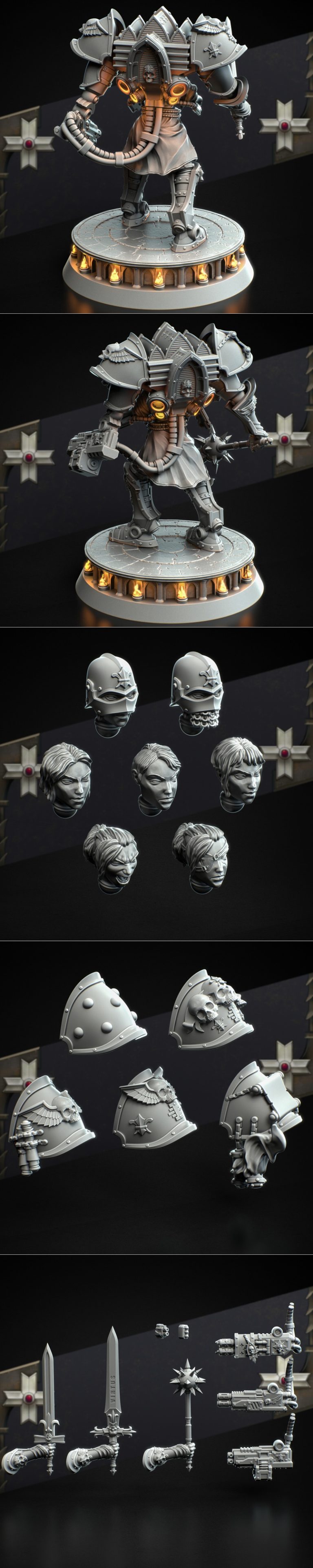 Desire FX 3d models | Widows Great Exoskeleton Squad – 3D Print Model STL