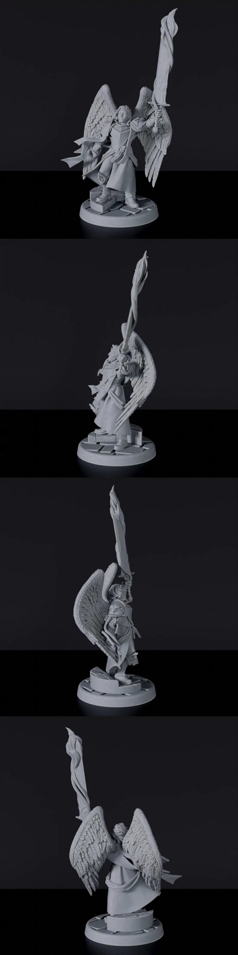 Desire FX 3d models | Celestial Male Paladin B – 3D Print Model
