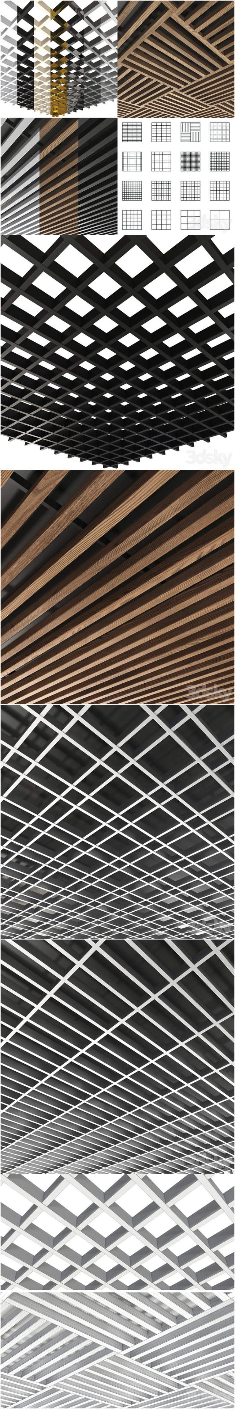 Desire FX 3d models | Collection of slatted ceilings Grilyato – 3D Model