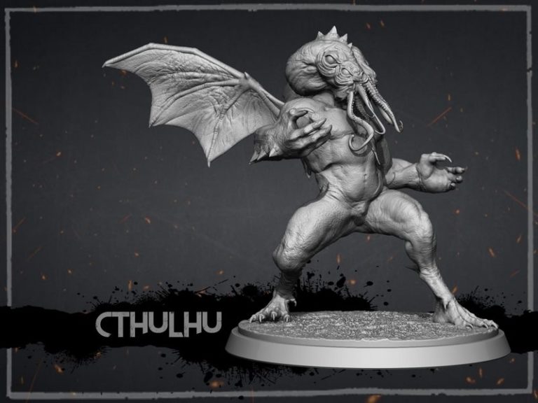 Desire FX 3d models | Cthulhu Statue – 3D Print Model