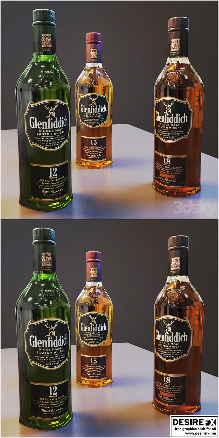 Desire FX 3d models | Glenfiddich whiskey – 3D Model