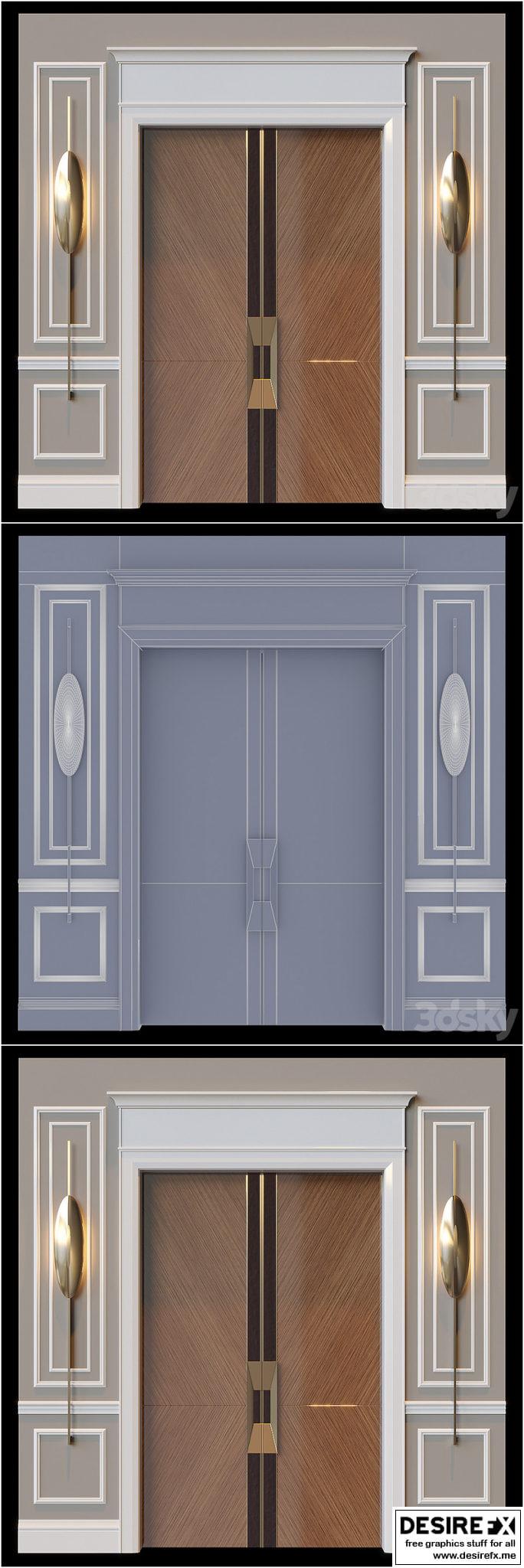 Desire FX 3d models | Interior door – 3D Model