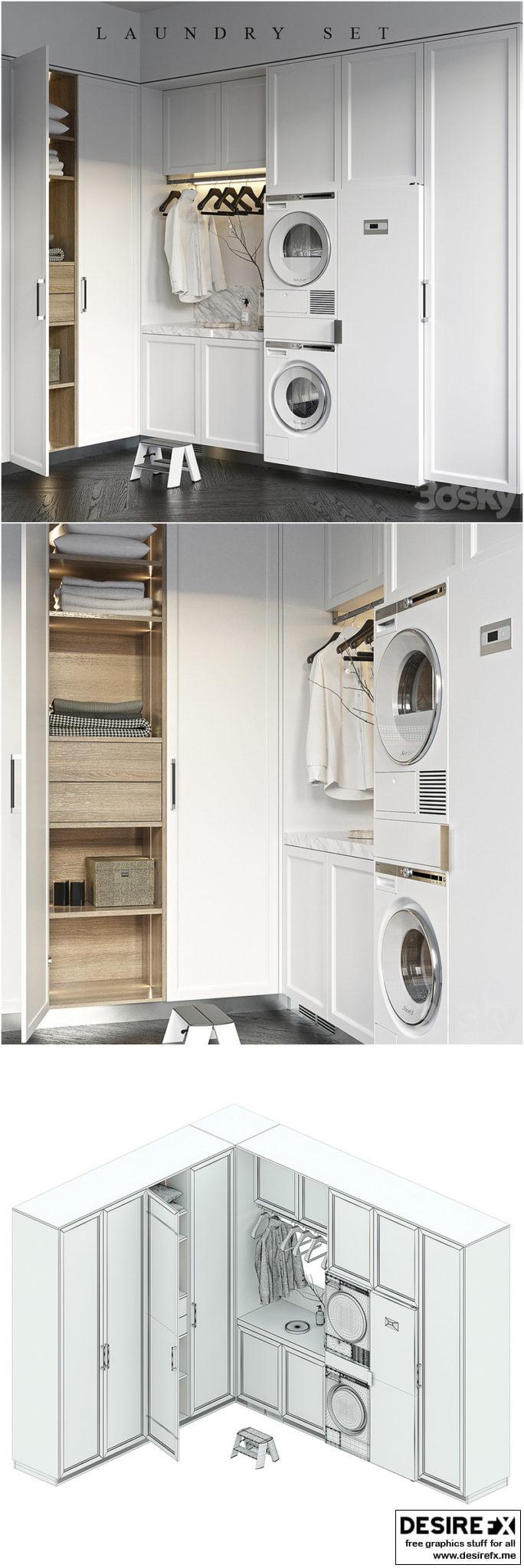 Desire FX 3d models | LAUNDRY SET 2 – 3D Model