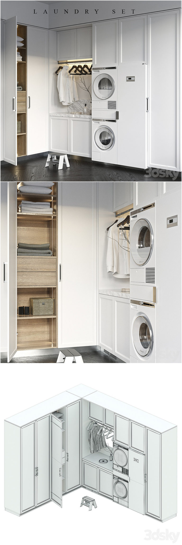 Desire FX 3d models | LAUNDRY SET 2 – 3D Model