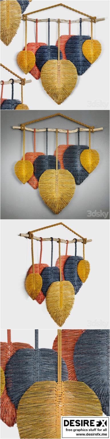 Desire FX 3d models | Macrame leaves – 3D Model