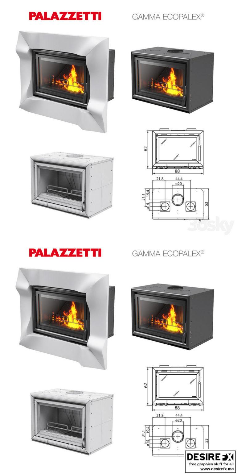 Desire FX 3d models | Mantel and hearth Palazzetti Wave Palazzetti ...