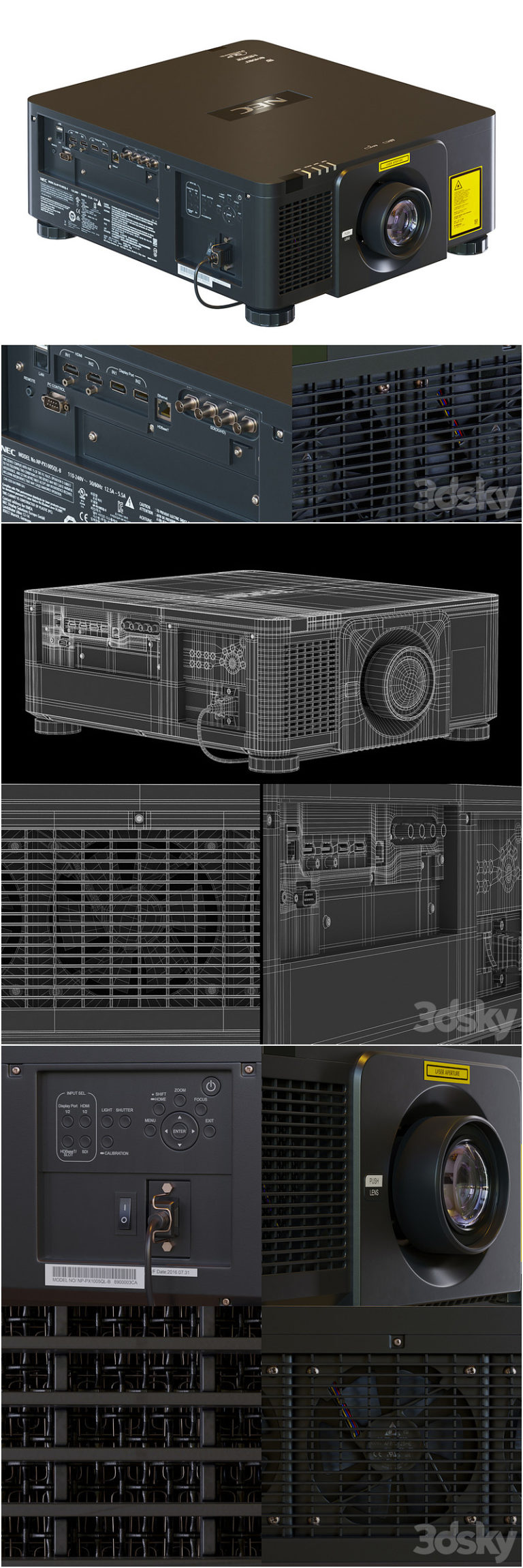 Desire FX 3d models | NEC Projector – 3D Model