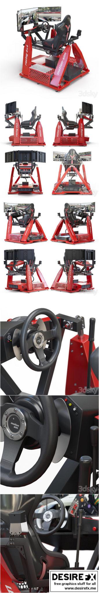 Desire FX 3d models | Racing Game Simulator motion sim – 3D Model