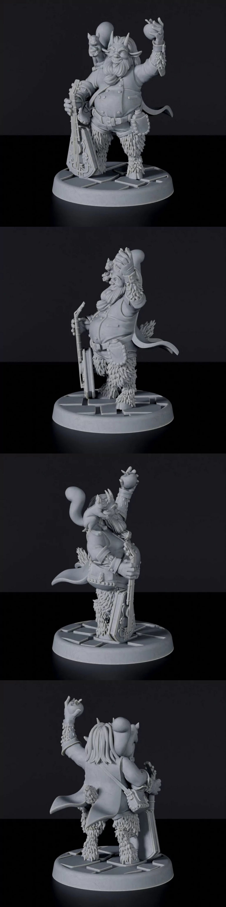 Desire FX 3d models | Satyr Male Bard C – 3D Print Model