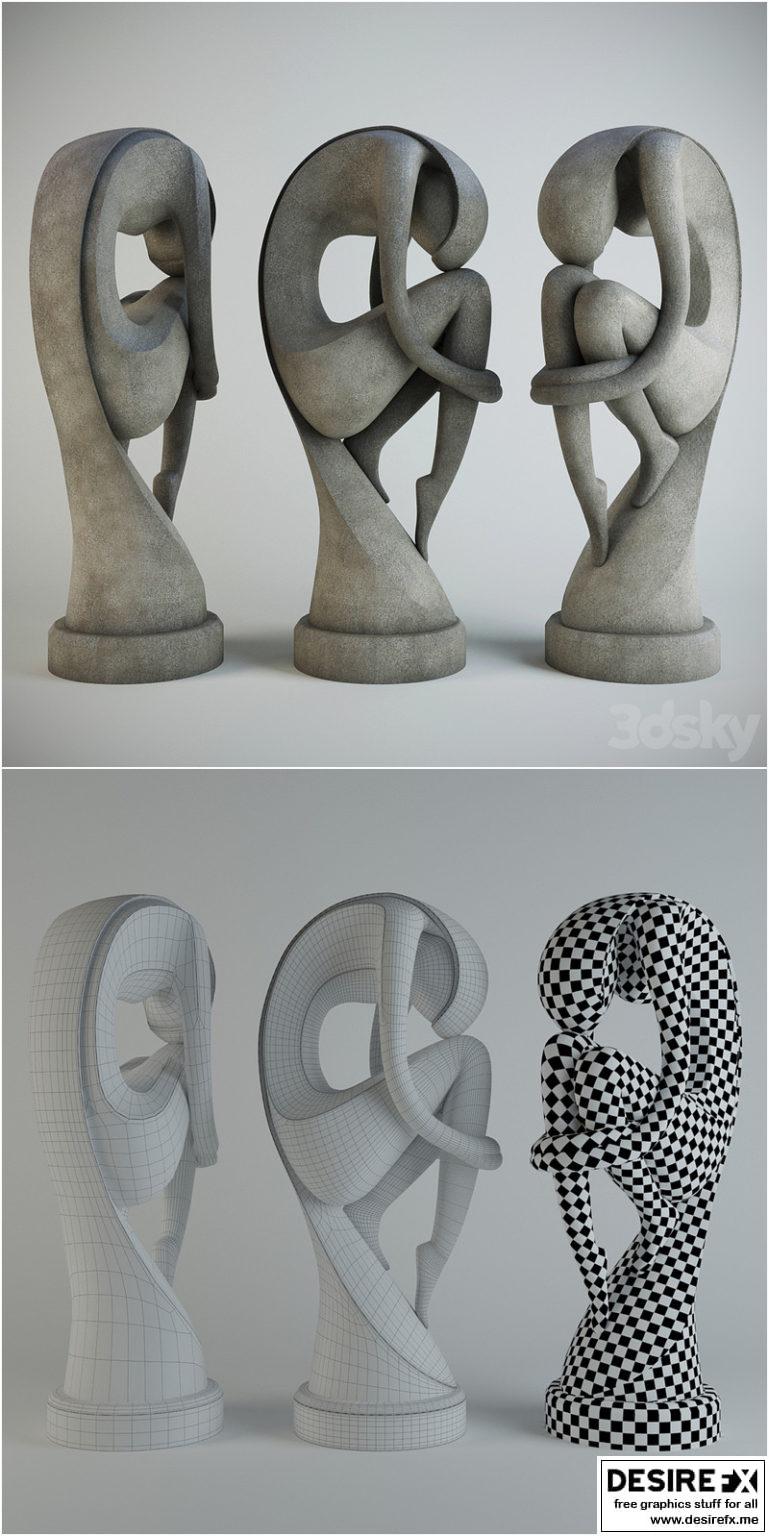 Desire FX 3d models | Sculpture stone concrete – 3D Model