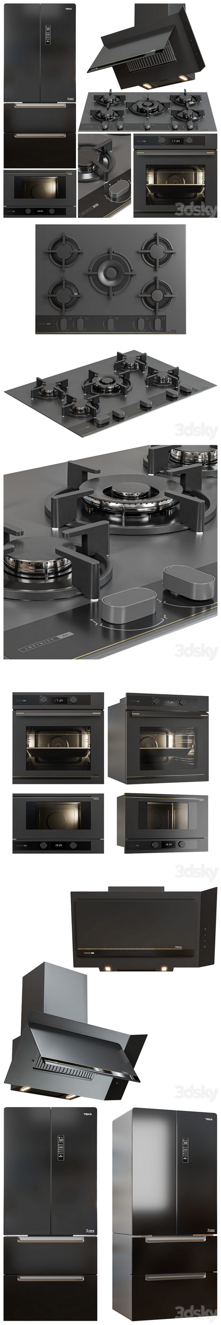 Desire FX 3d models | Teka appliance set – 3D Model