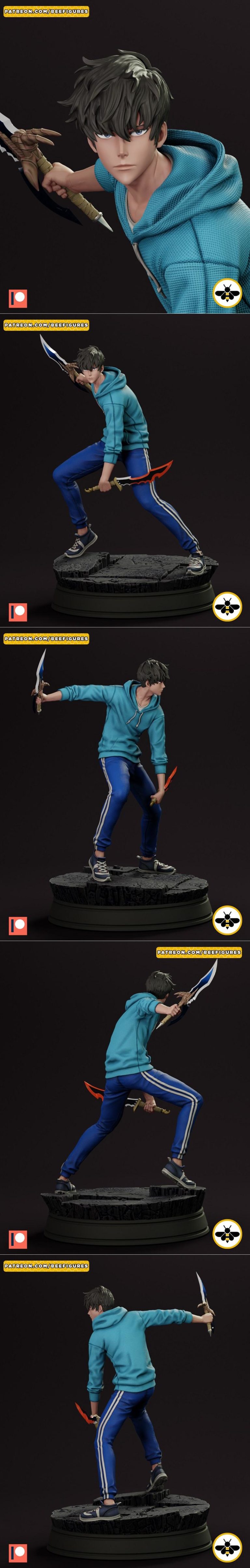 Desire FX 3d models | Bee Figures – Sung Jin-Woo – Solo Leveling – 3D ...