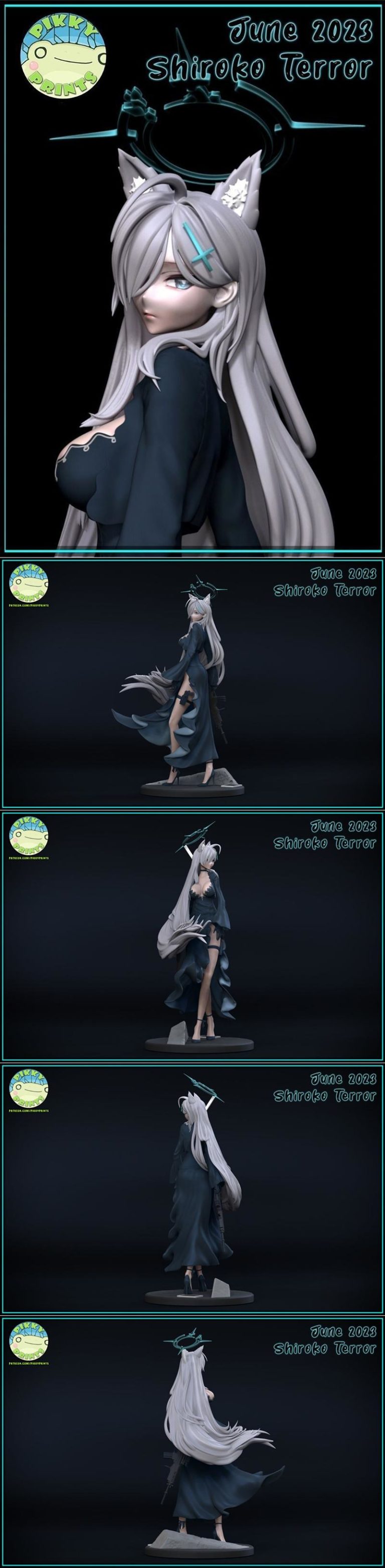 Desire FX 3d models | Pikitty – Shiroko Terror – Blue Archive – 3D ...