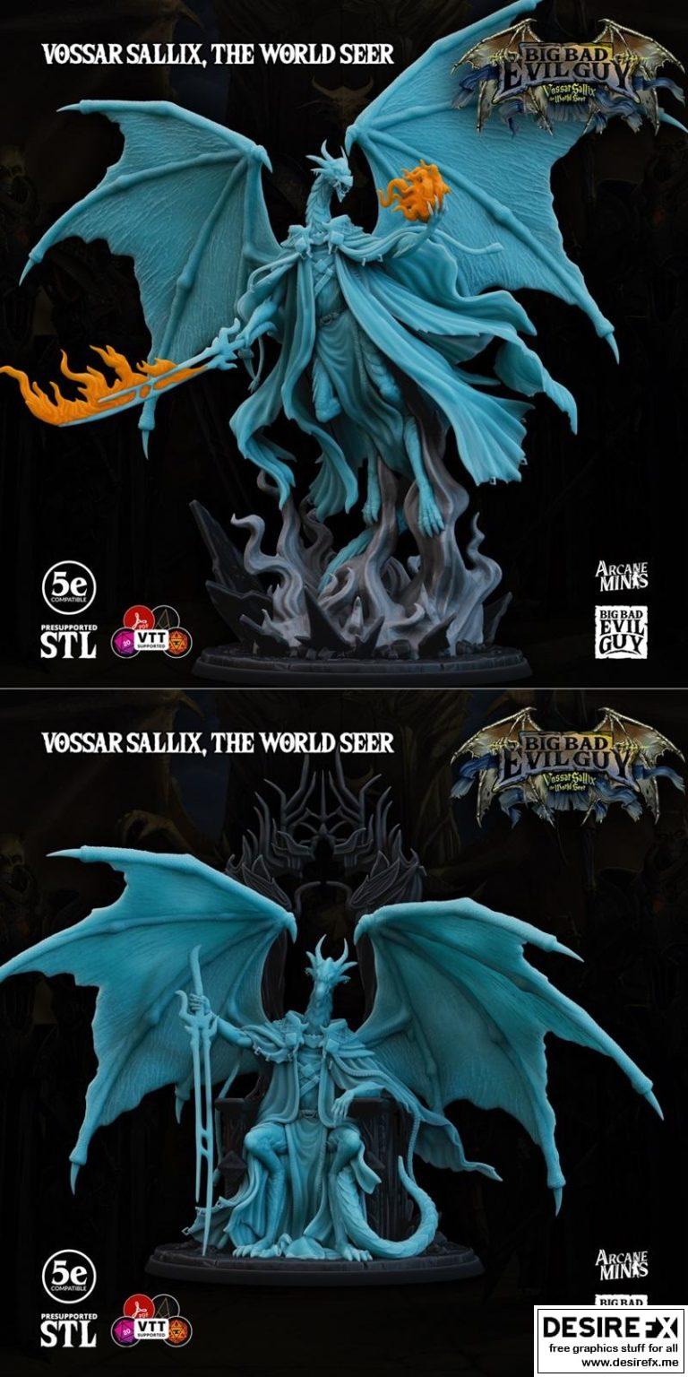 Desire FX 3d models | Vossar Sallix The World Seer – 3D Print Model STL