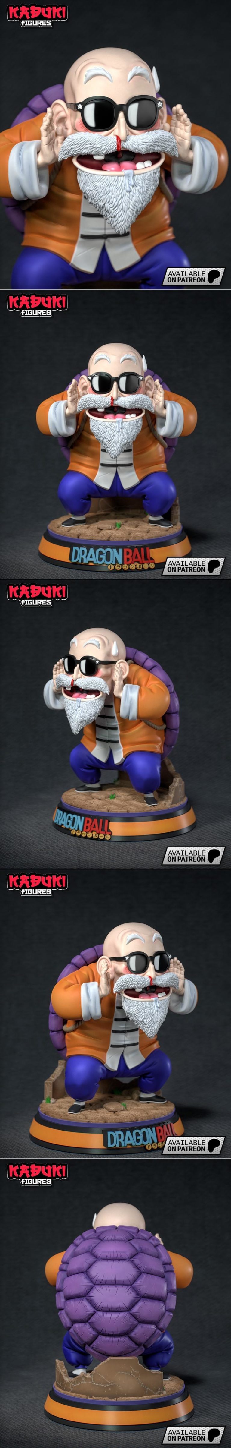 Desire FX 3d models | Kabuki Figure – Maestro Roshi – 3D Print Model STL