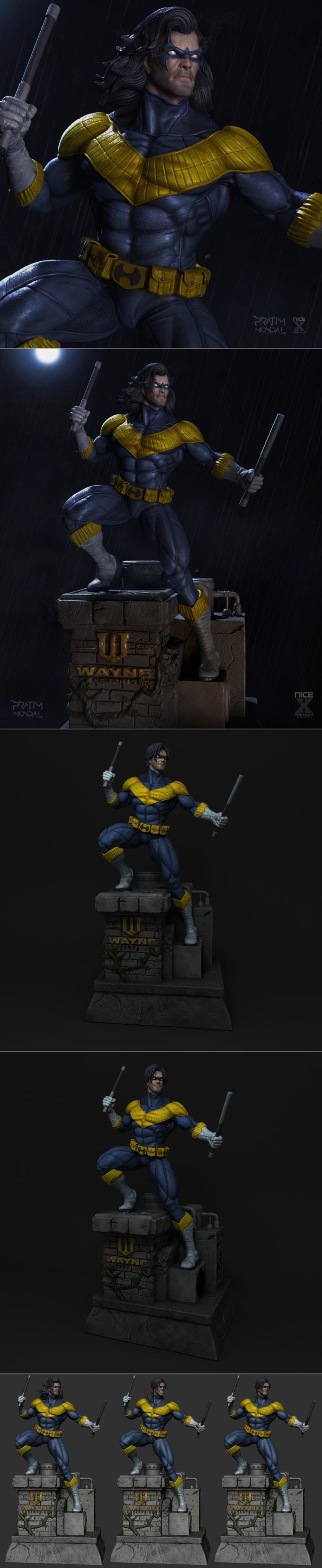 Desire FX 3d models | 90’s Classic Nightwing for Nice X Customs – 3D ...