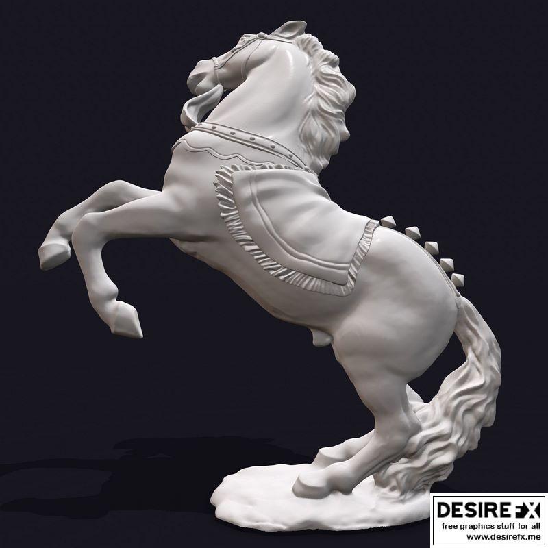 Desire FX 3d models | Horse Rearing 3D Print Sculpture 3D print model