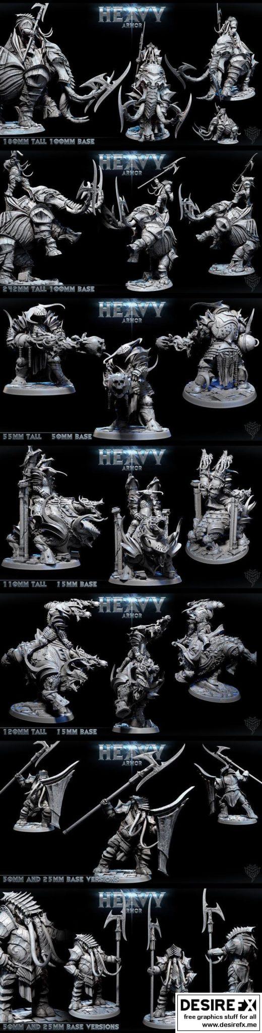 Desire FX 3d models | Mini Monster Mayhem – Heavy Armor May 2024 – 3D ...