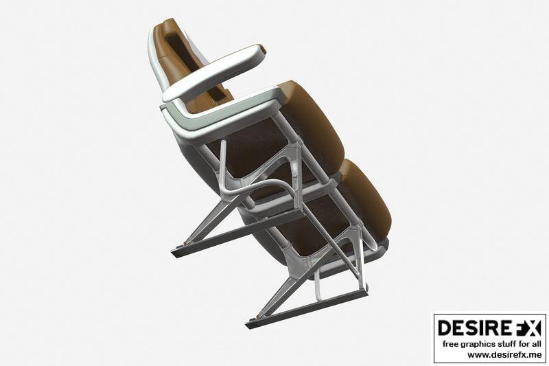 Desire FX 3d models | Airplane Chair V2 Low-poly 3D model