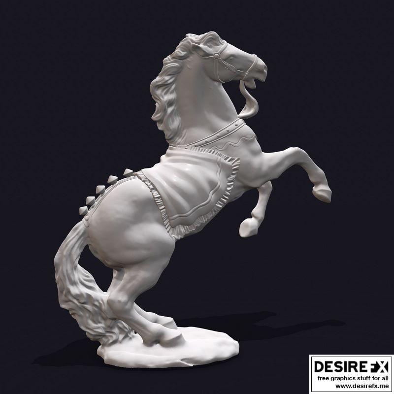 Desire FX 3d models | Horse Rearing 3D Print Sculpture 3D print model