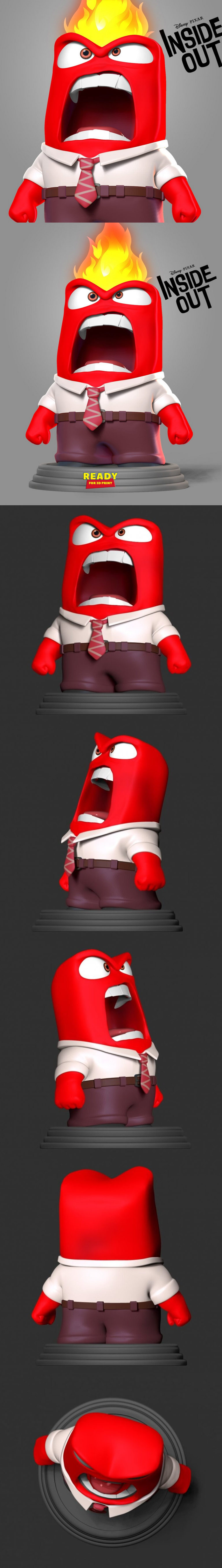 Desire FX 3d models | Anger – Inside Out – 3D Print Model
