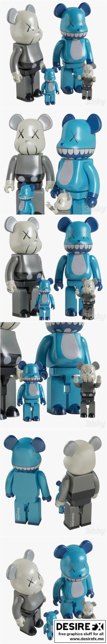 Desire FX 3d models | Bearbrick KAWS – 3D Model